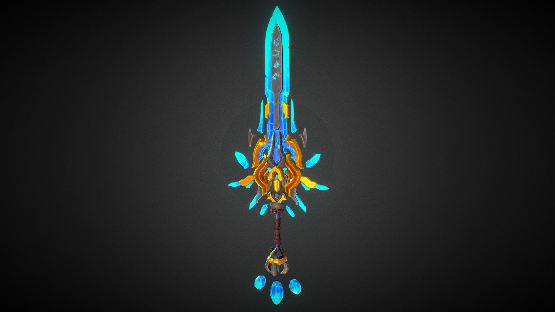Stylized Sword_copy - 3D model by Eun Youn Choi (@ceunyo99) [2c808a5 ...