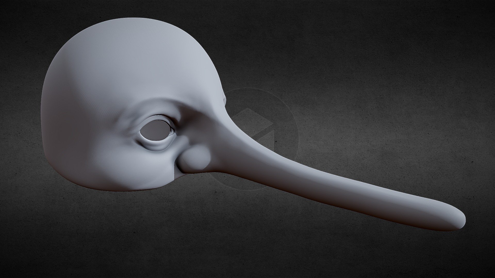 3D PRINTABLE LIAR MASK - AKA SLIPKNOT BASE MASK - Buy Royalty Free 3D ...