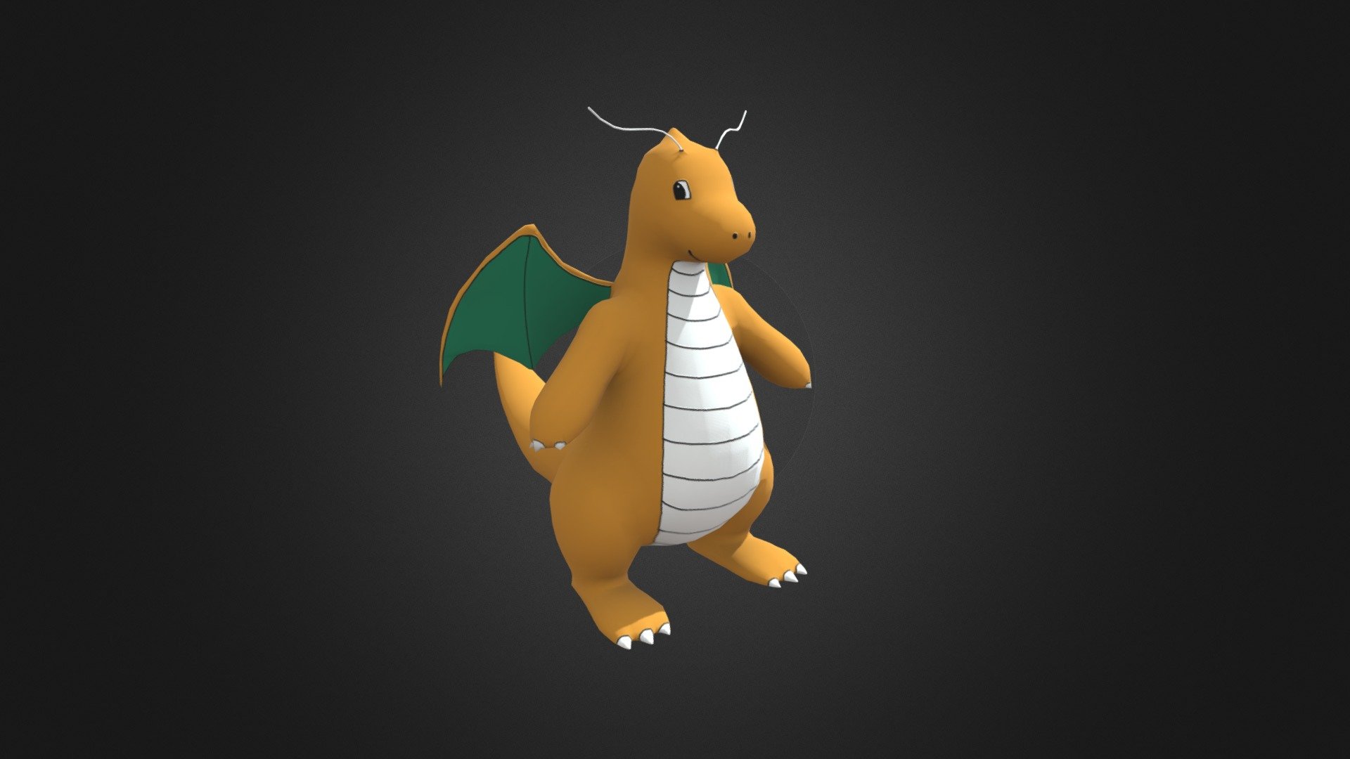 Dragonite - 3D model by Florian Szymczak (@Florian_Szymczak) [2c822ec ...