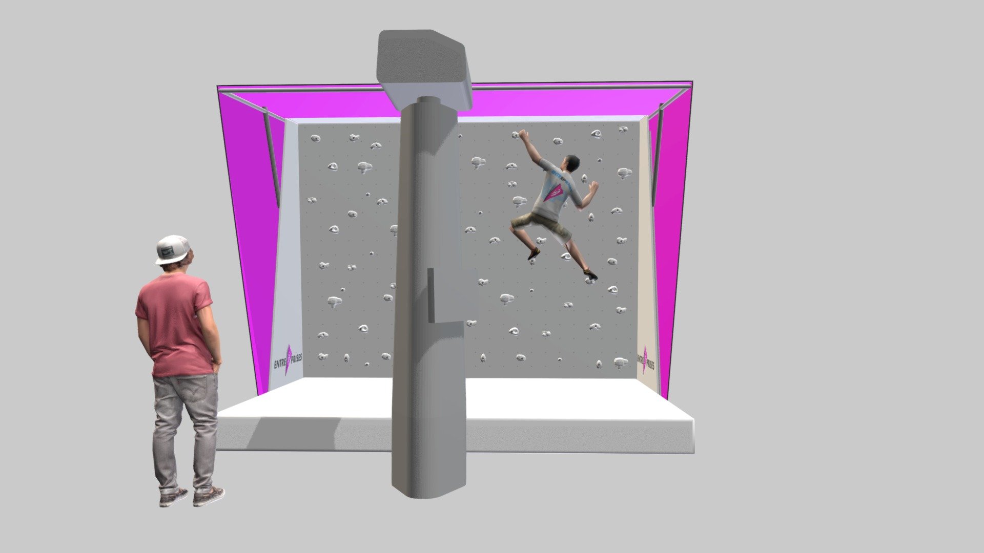 Augmented Reality Climbing Wall - 3D model by Entre-Prises [2c83404 ...