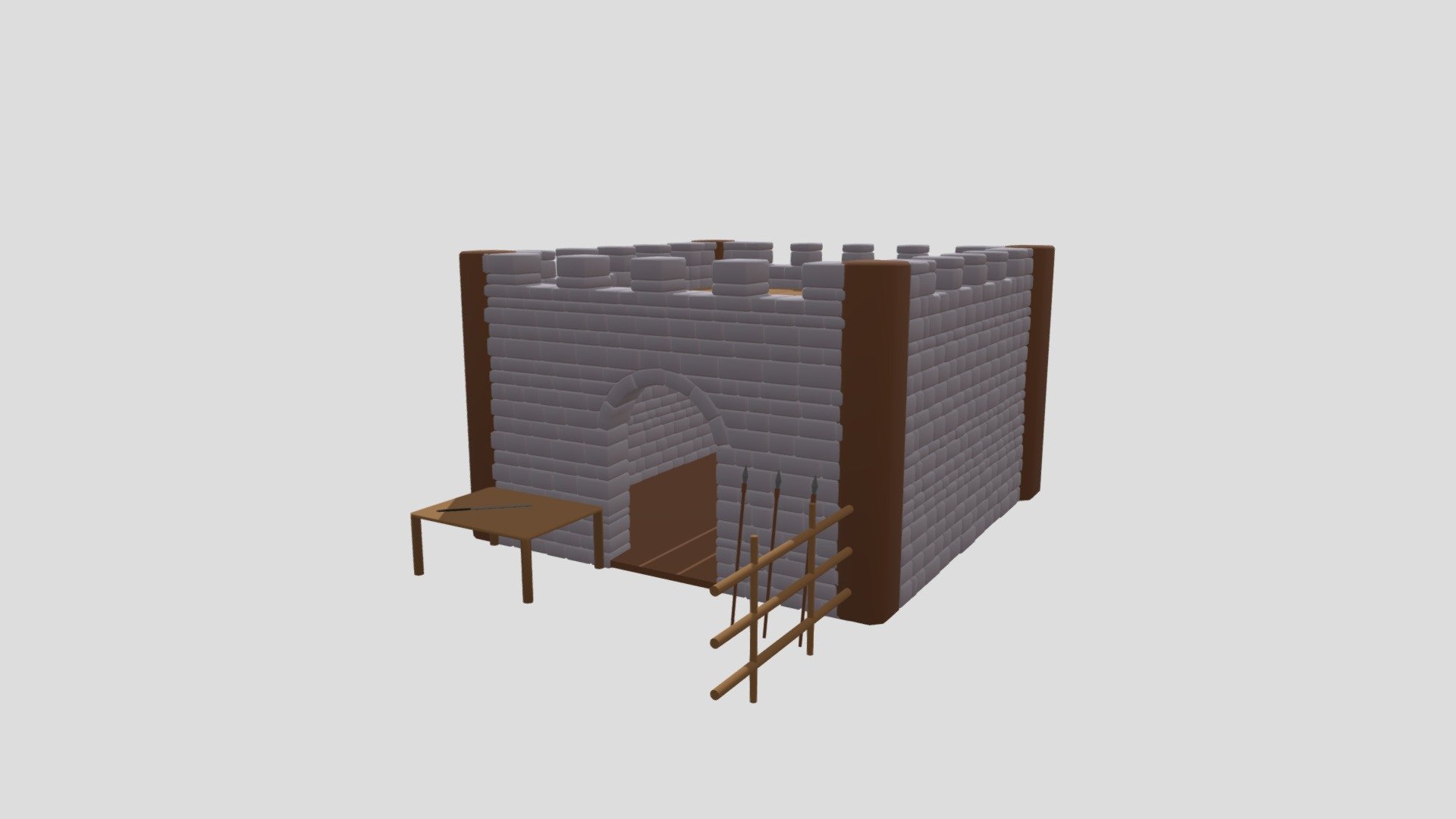 Barracks - Download Free 3D model by MR w (@mr_w2) [2c8451e] - Sketchfab