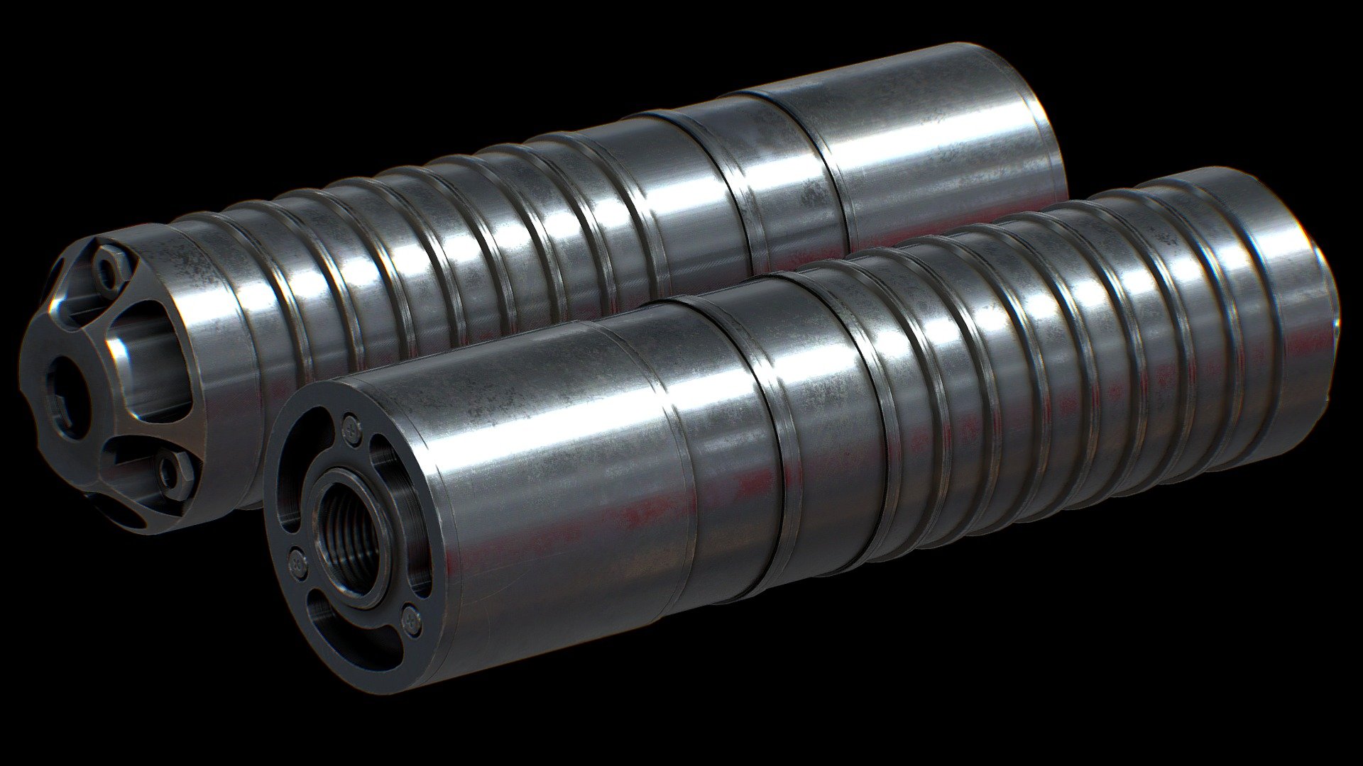 Hexagon DTKP AR-15 .223Rem Suppressor/Silencer - Download Free 3D model ...
