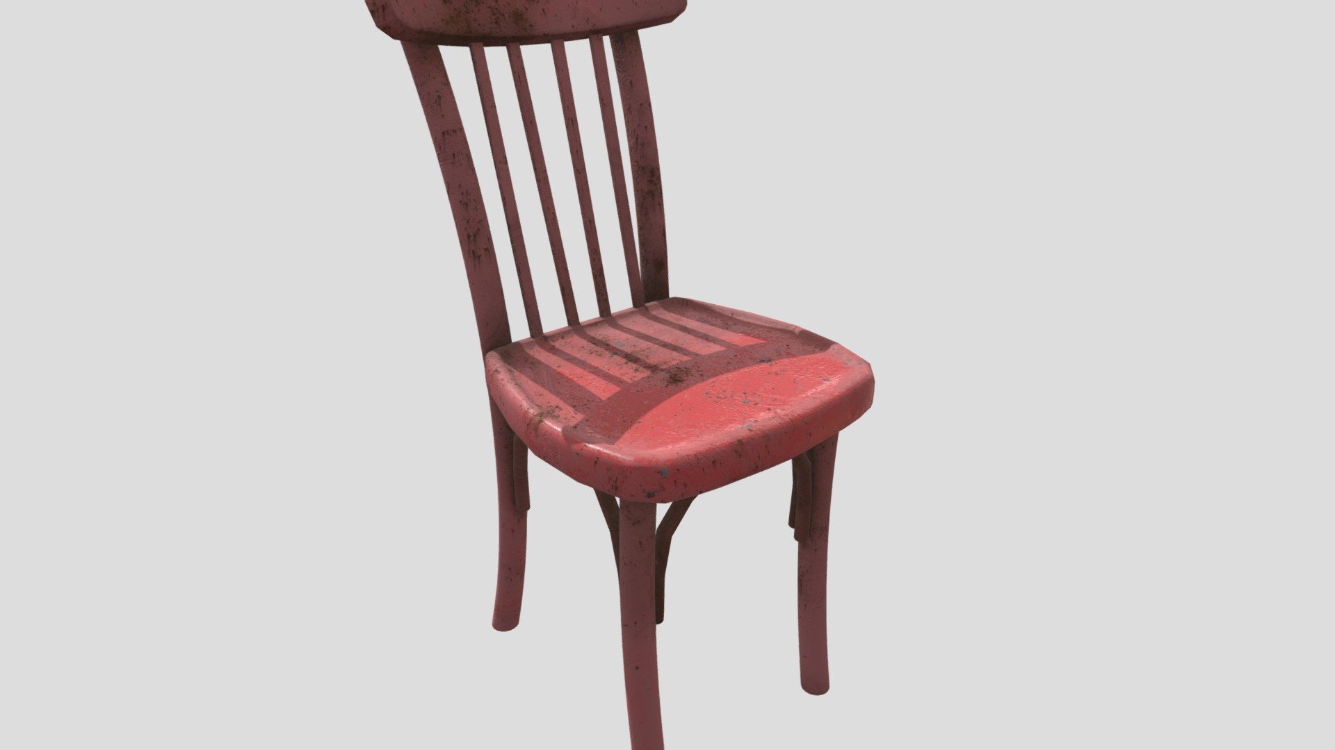 Rusty Metal Chair - Download Free 3D model by sijosaji [2c8780f ...