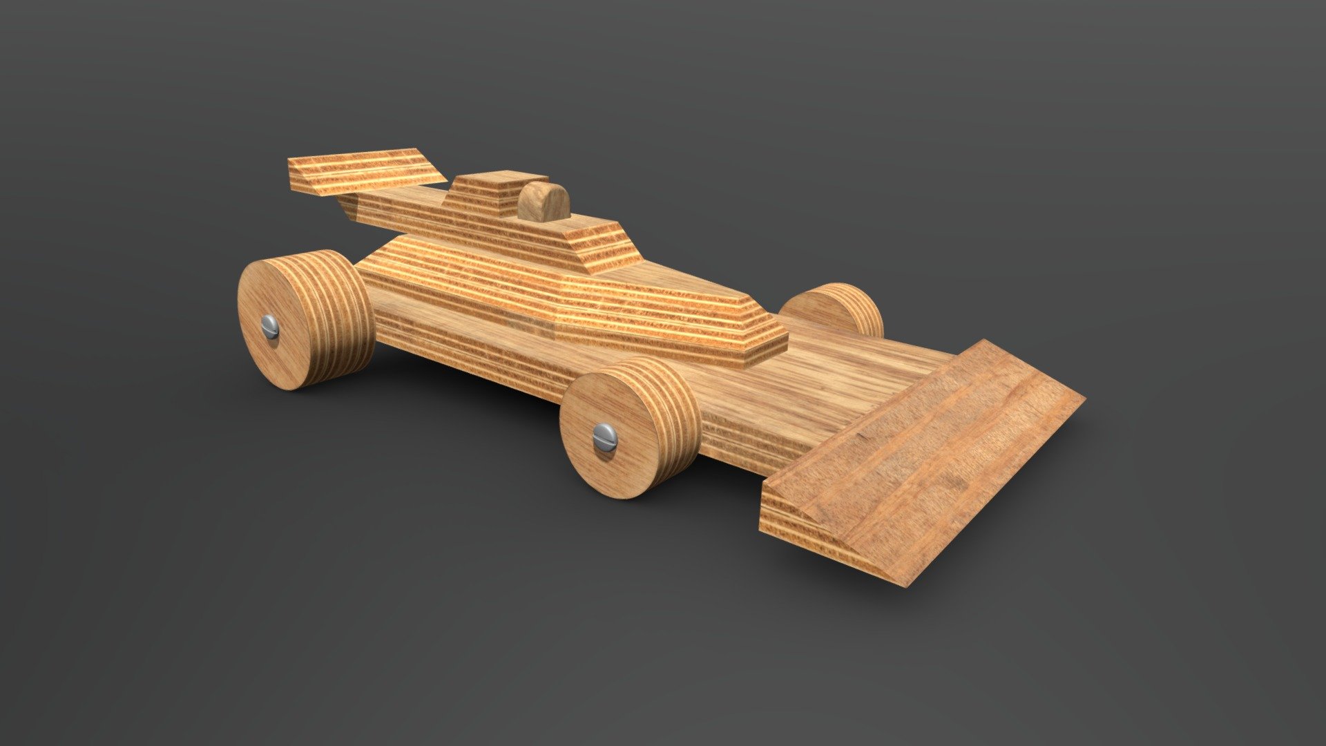 Toy car in plywood - Buy Royalty Free 3D model by rocasa [2c88a0a ...