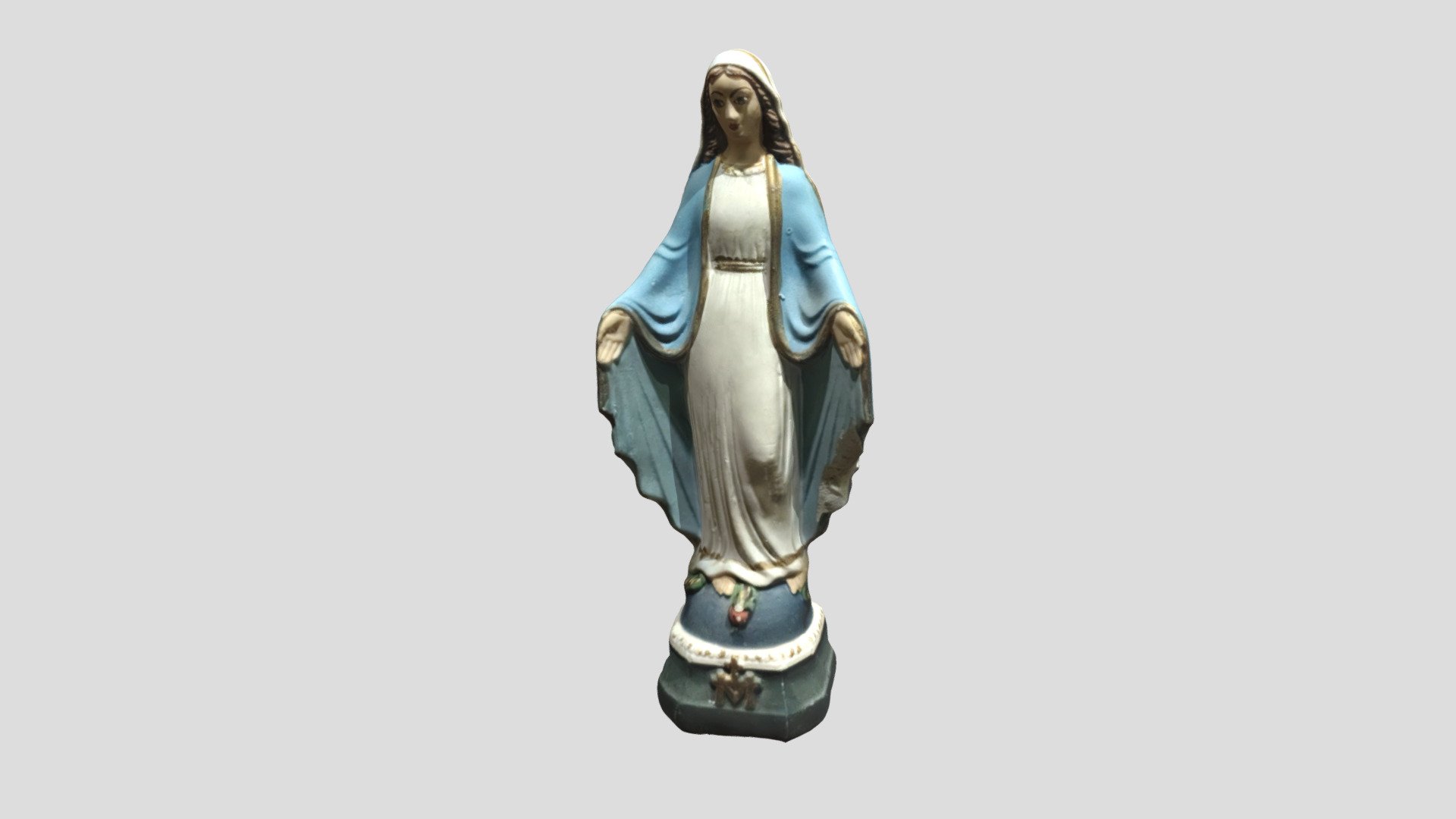 Virgin Mary statue scan - Download Free 3D model by froggos [2c88b8a ...
