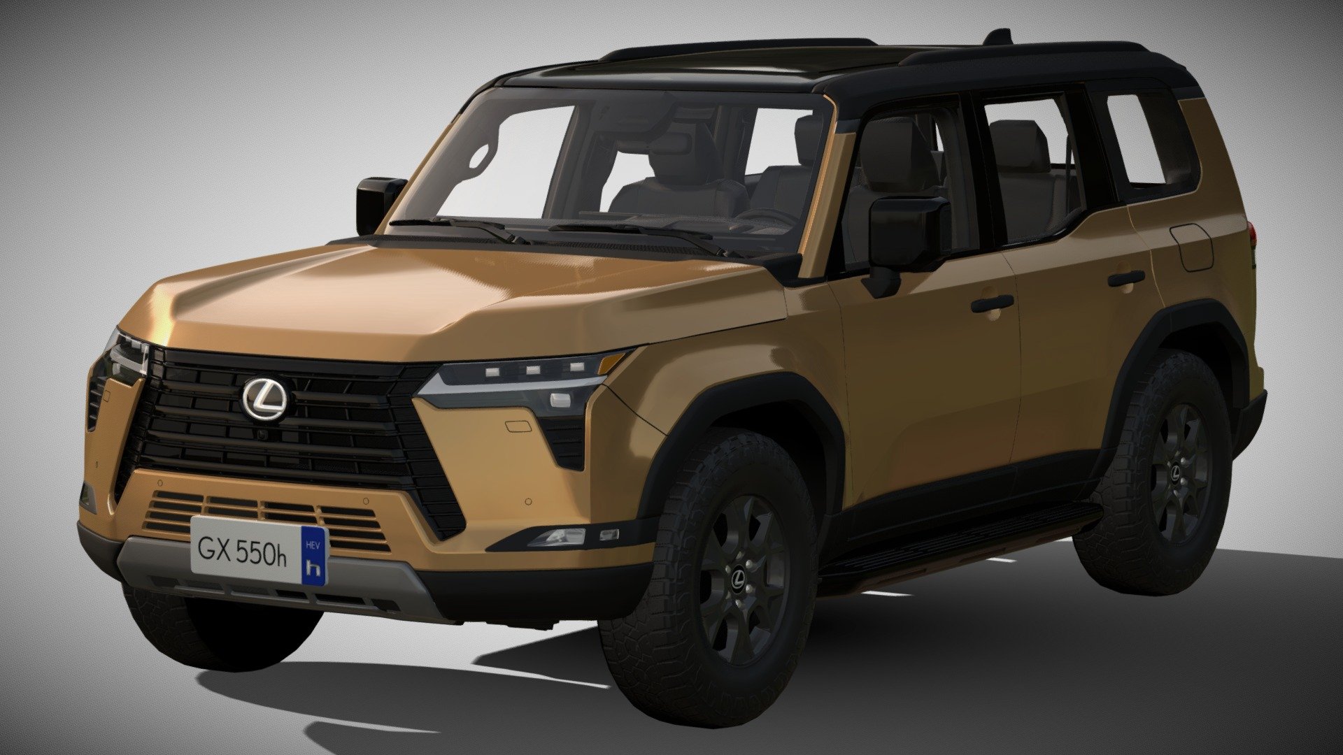 2023 Lexus GX 550 h Overtrail - Download Free 3D model by Ddiaz Design ...