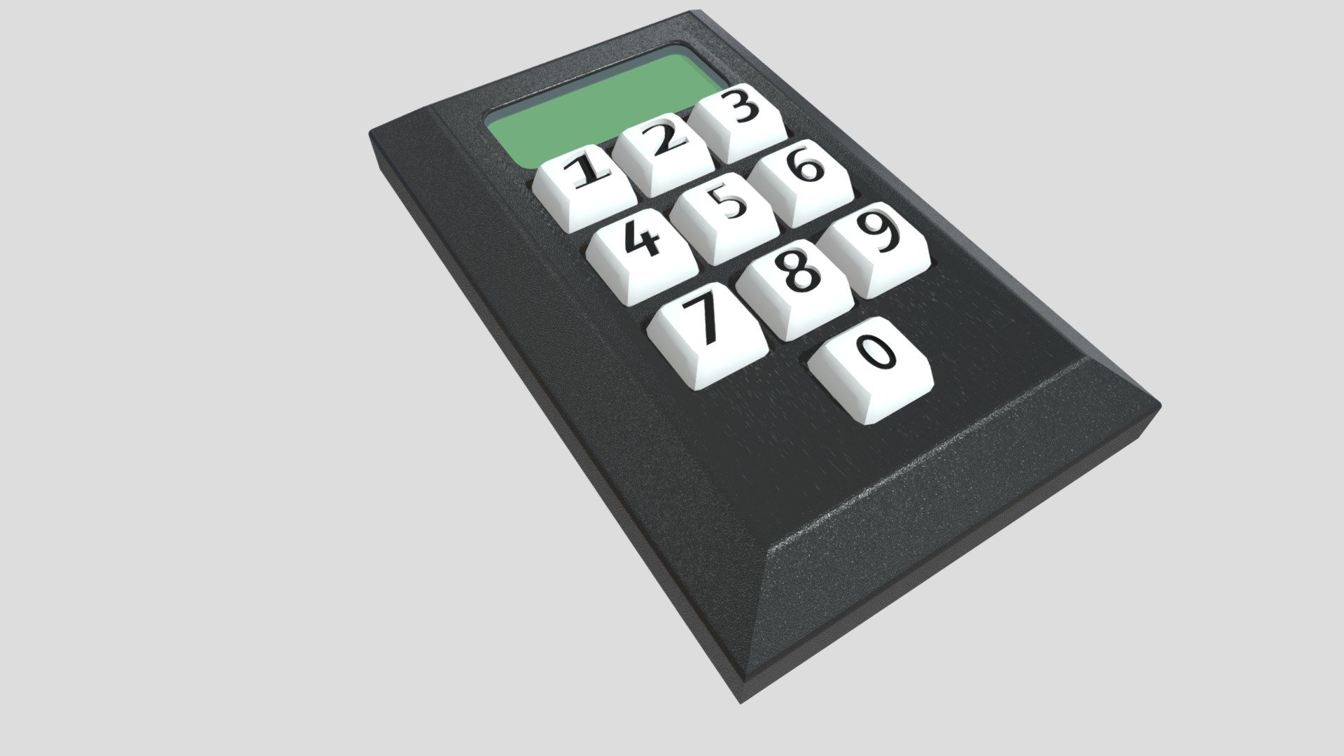 Security Key Pad - Download Free 3D model by ThrillDaWill [2c8ad6c] - Sketchfab