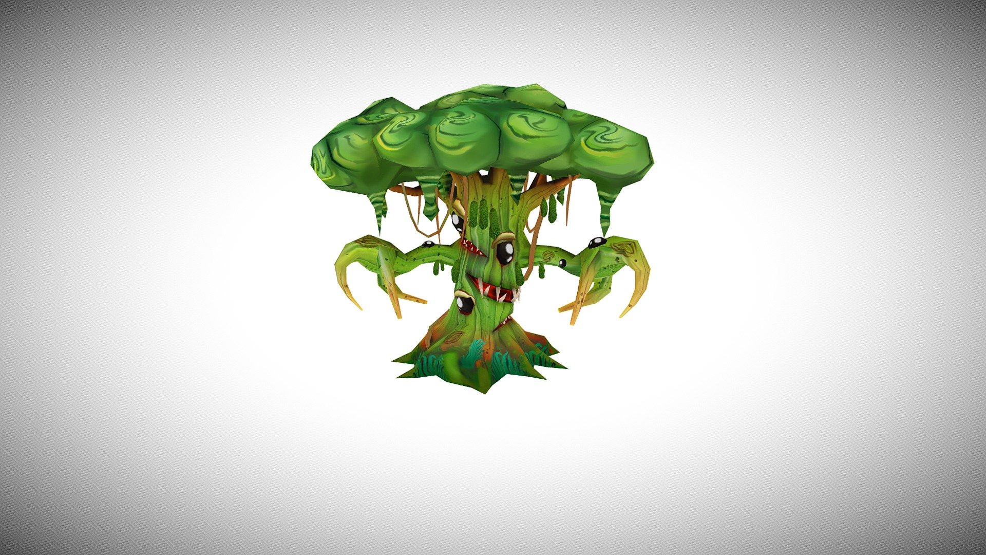 Monster tree - 3D model by Sumeet Arora (@ls.rightbrain) [2c8b73a ...
