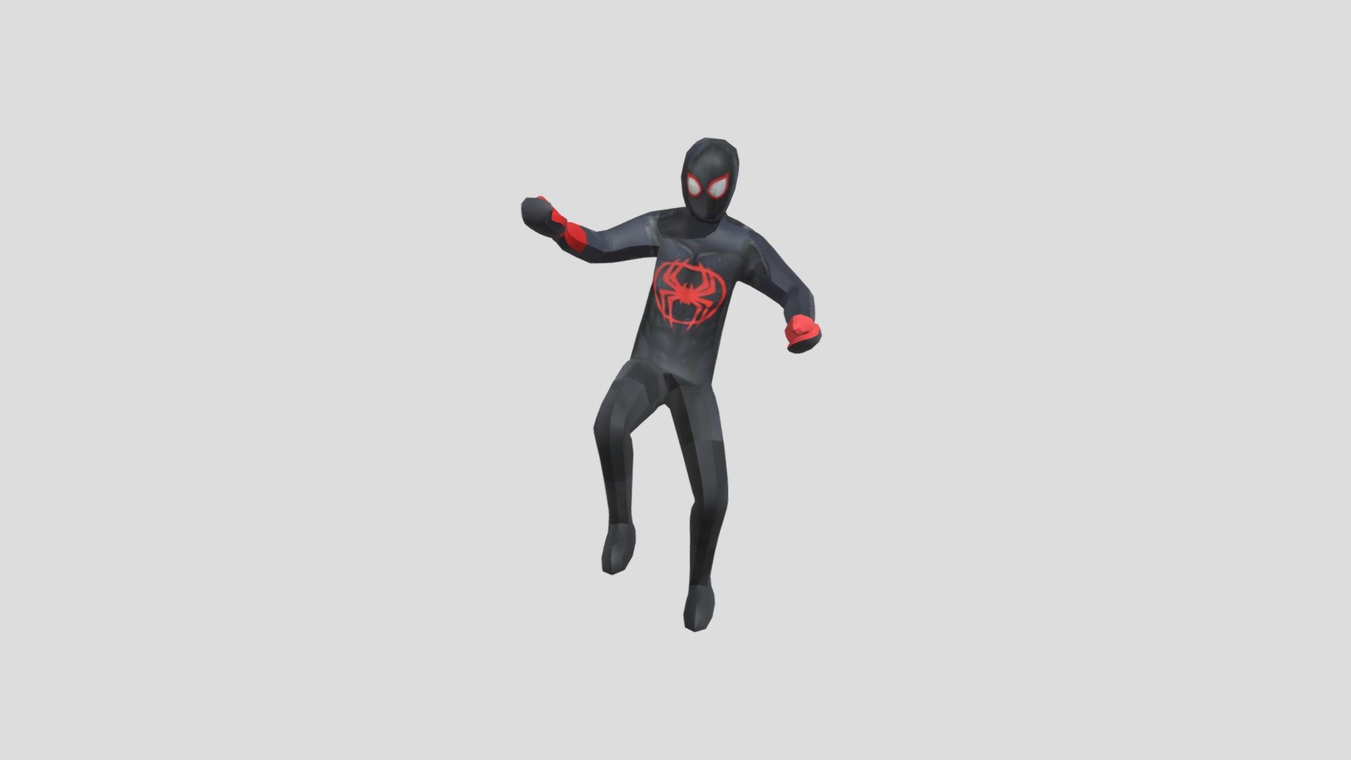 Spiderman miles Kicking 3d fts - Download Free 3D model by Sunny khude ...