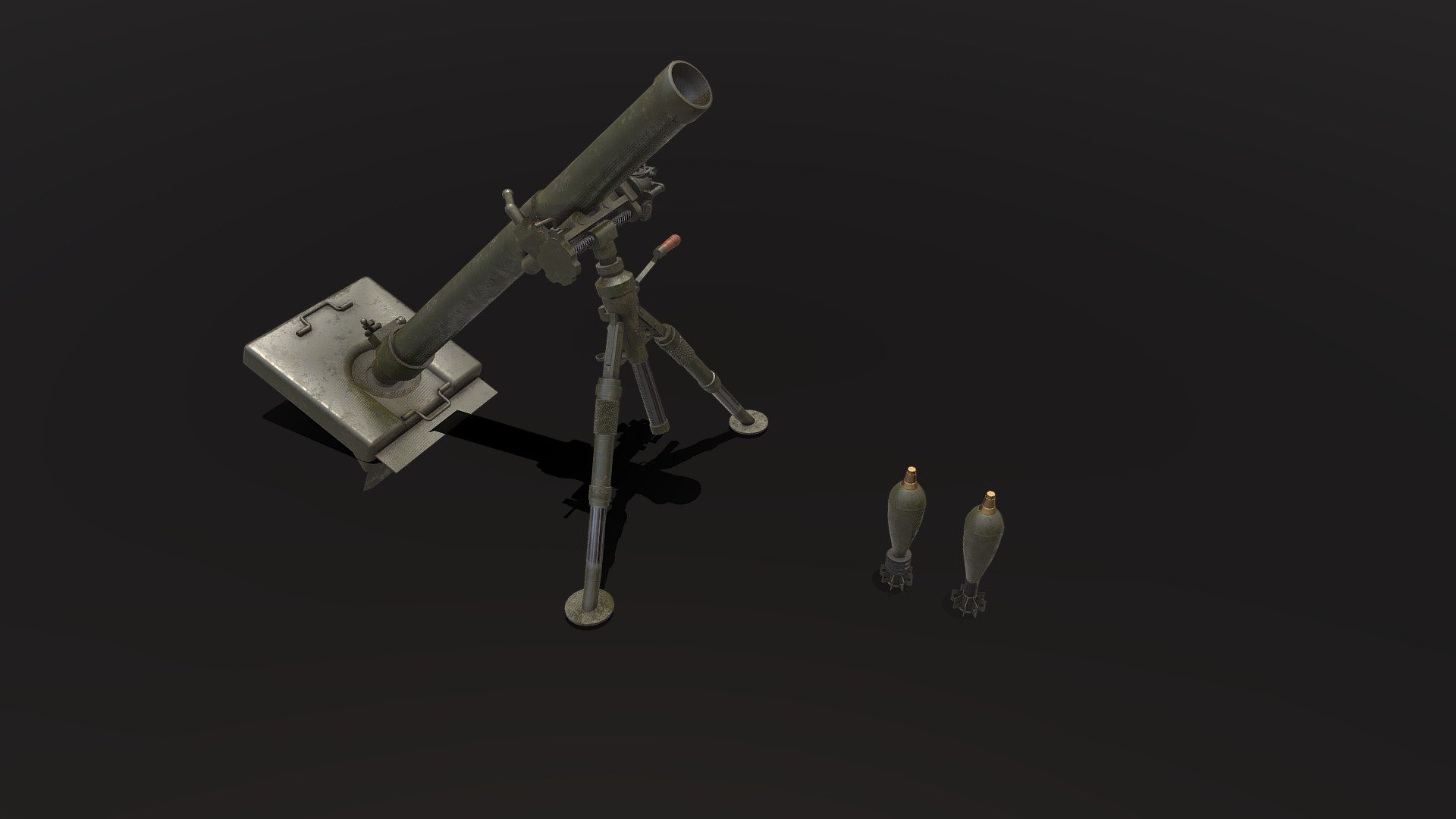 8 cm minomet vz.36 - 3D model by Petr.Tlach [2c8be92] - Sketchfab