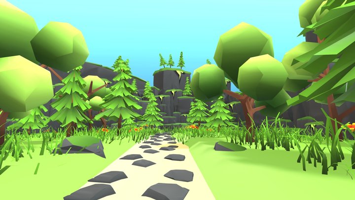 Forests 3D models - Sketchfab