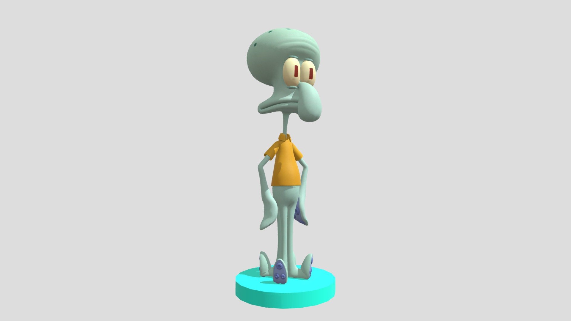 Squidward Toy - 3D model by FRED (@trc13297) [2c8e6eb] - Sketchfab