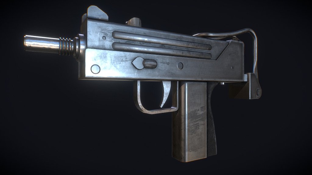 MAC-10 - 3D model by johan_s [2c8ec92] - Sketchfab