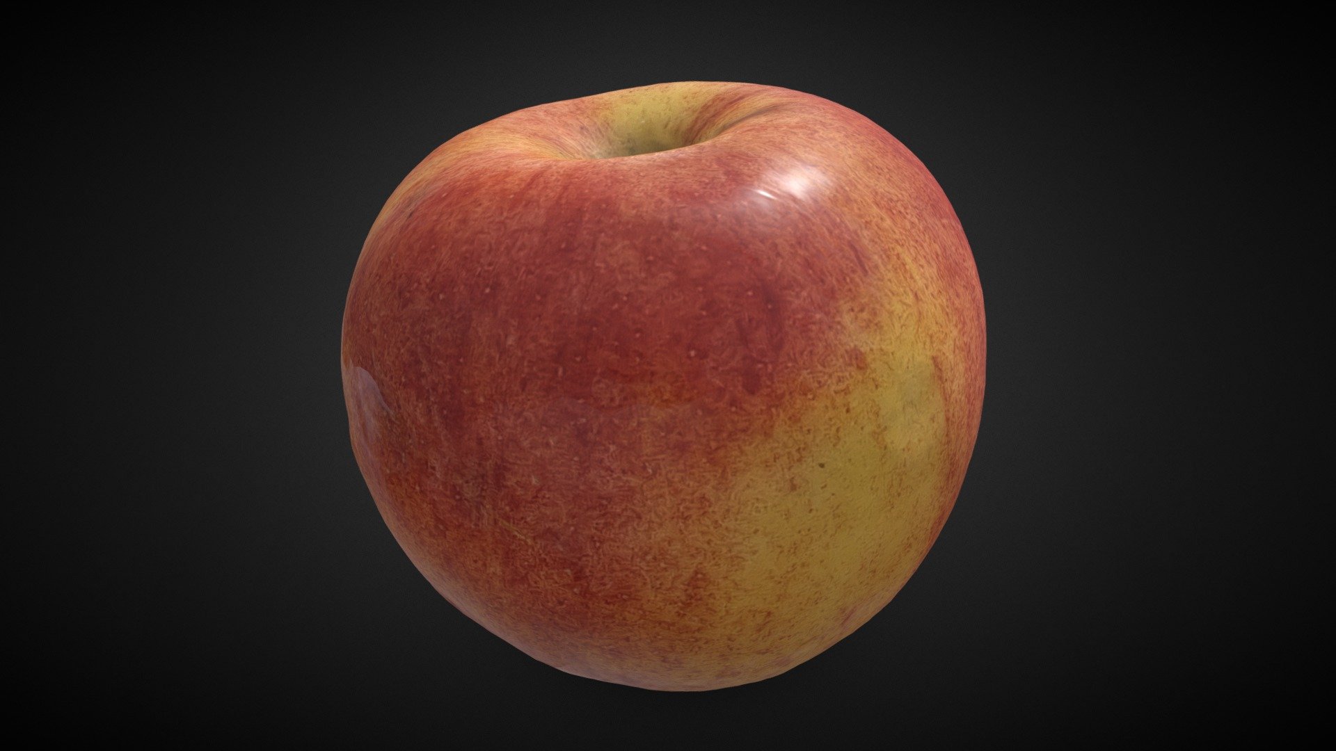 Red apple - Download Free 3D model by Rainbow (@encoded01) [2c8fc2b ...