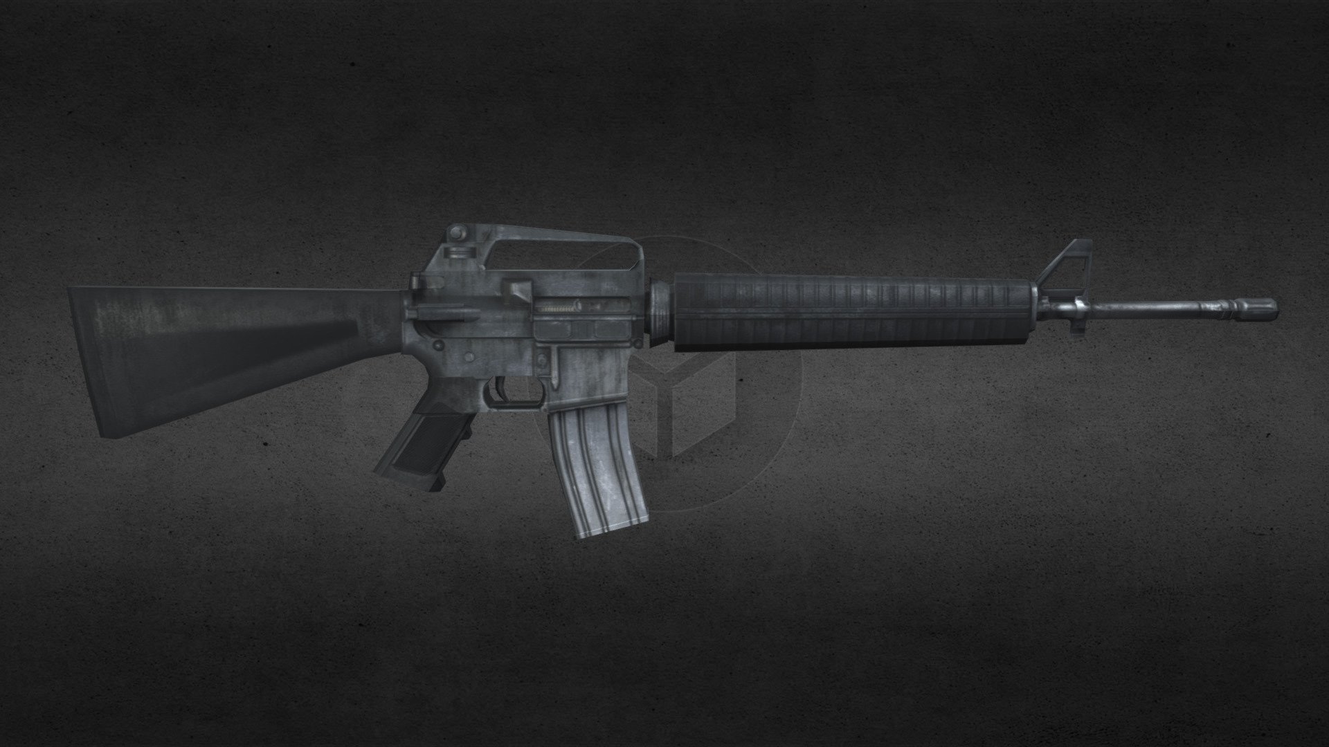 M16 Assault Rifle lowpoly - Download Free 3D model by leoxx300 [2c91d98 ...