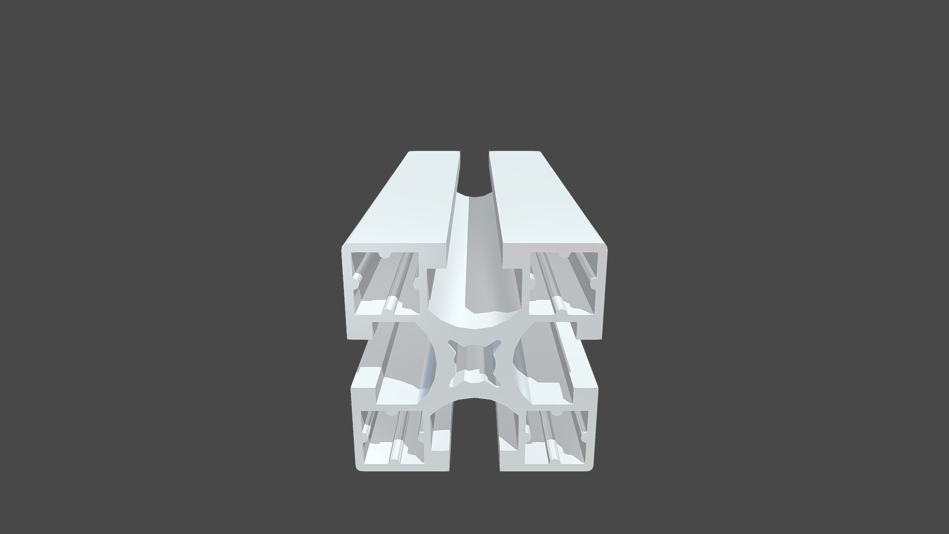 【EFA-4040 鋁擠型】40x40 - Aluminium Extrusion - 3D model by 明銳機械股份有限公司 ...