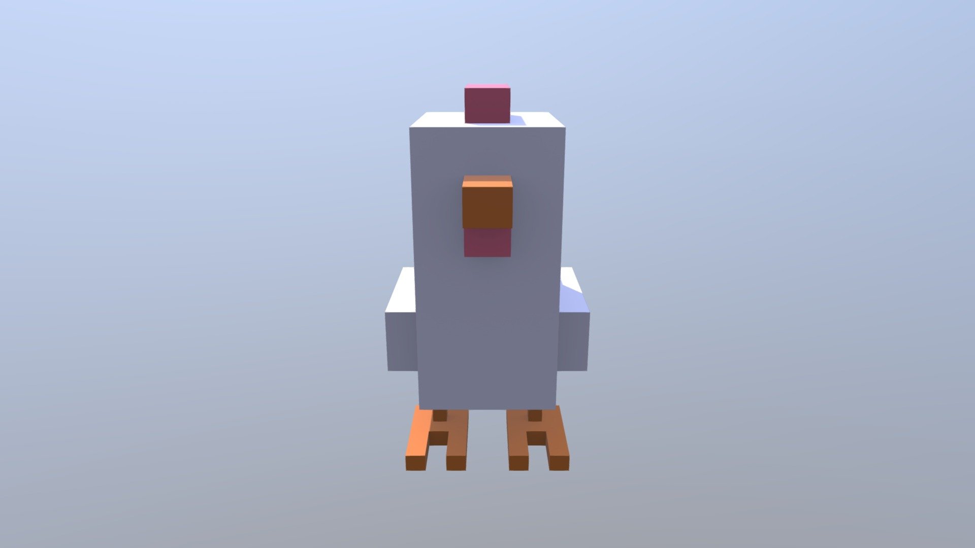 Blocky Chicken - 3D model by nguyennhung (@invisible123) [2c95100 ...