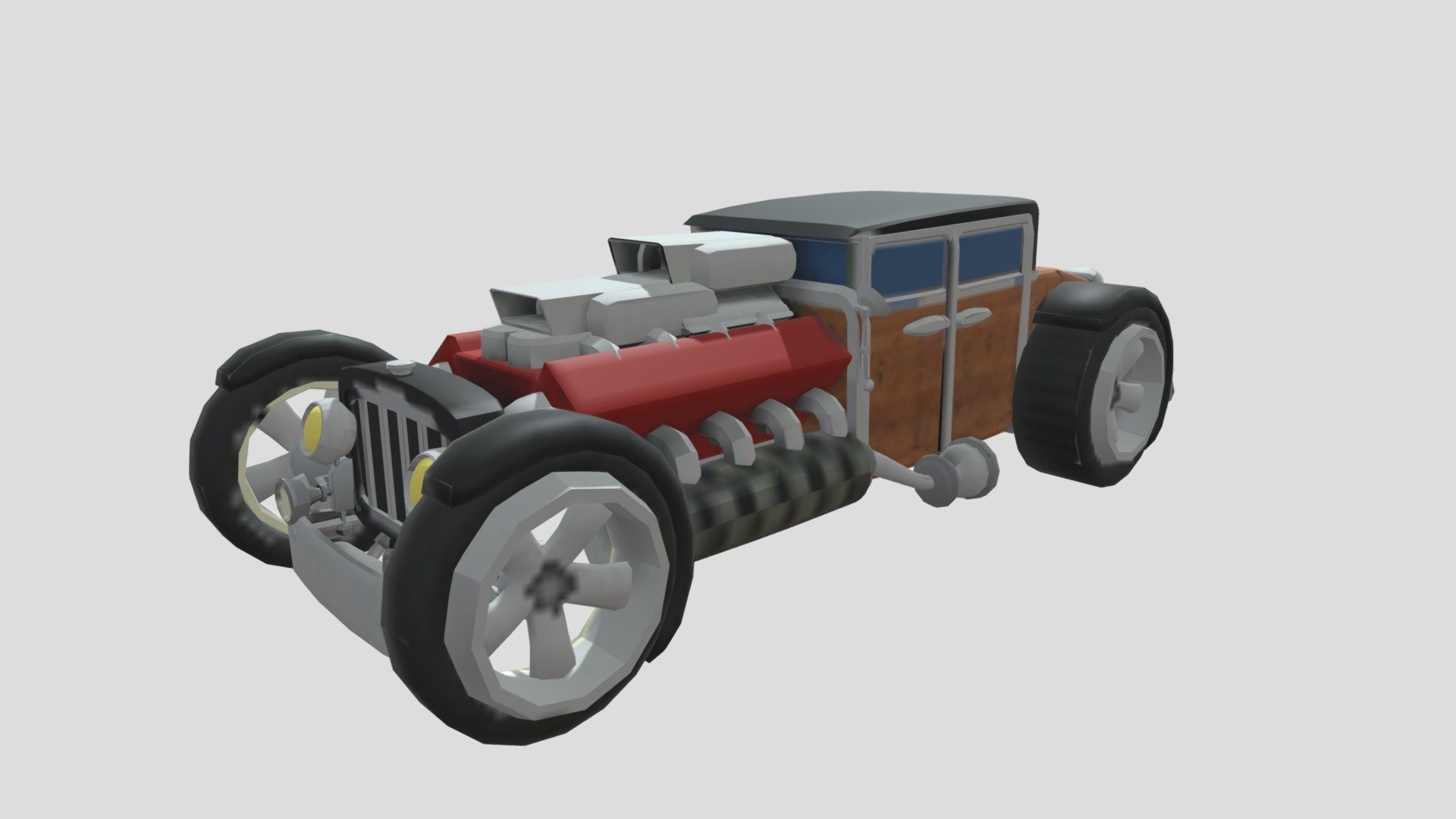 HotRod - Download Free 3D model by Darkkostas25 [2c952cb] - Sketchfab