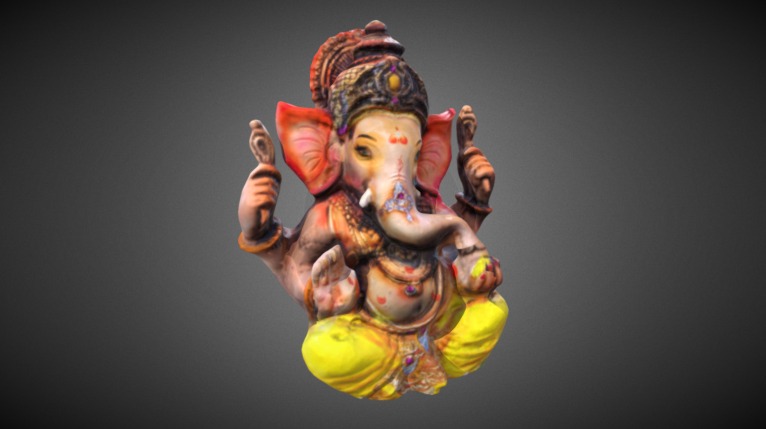 Classic Ganesh Painted - Download Free 3D model by Francesco Coldesina ...