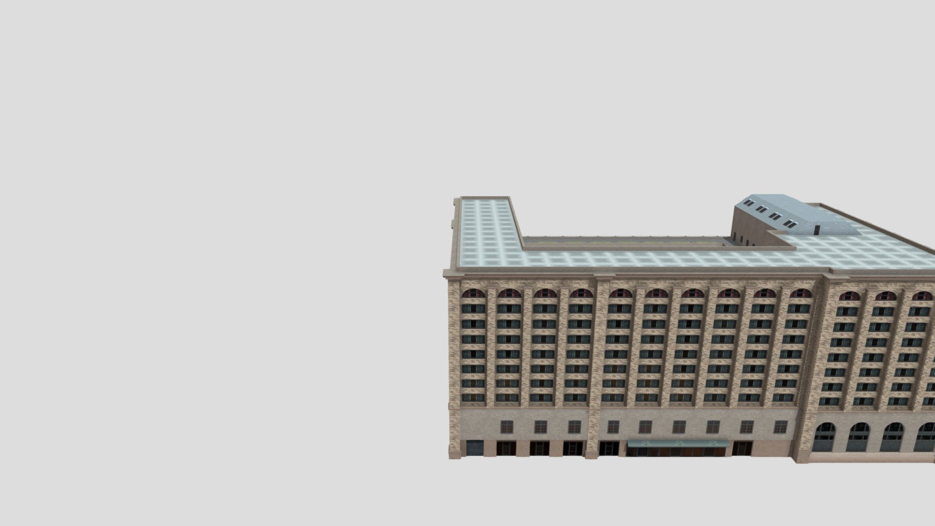 Building_Los Angeles architecture - 3D model by Pavel_Tararin [2c99294 ...
