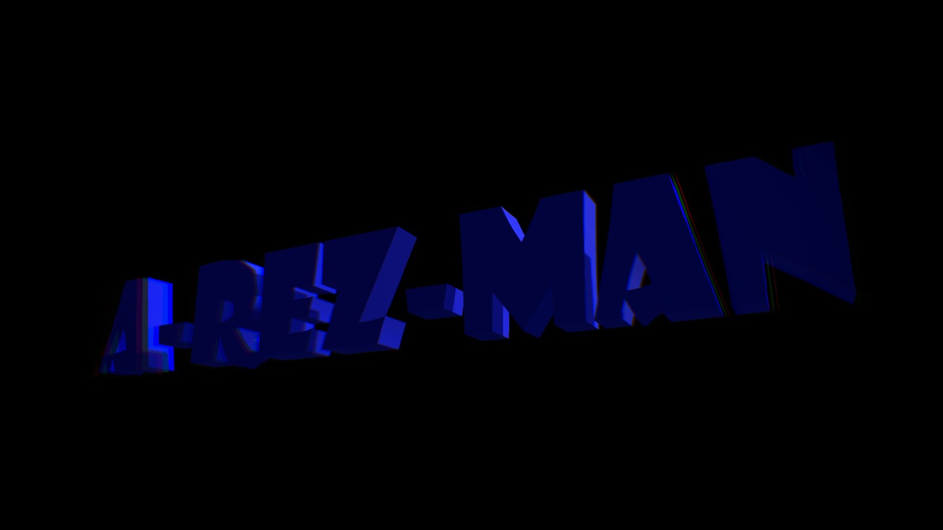 3D A-Rez-Man Text - 3D model by A-Rez-Man [2c99e58] - Sketchfab
