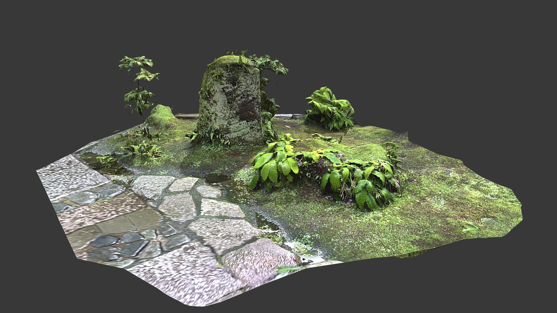 海蔵寺の庭園のスナップショット One shot of Zen garden - Download Free 3D model by ...