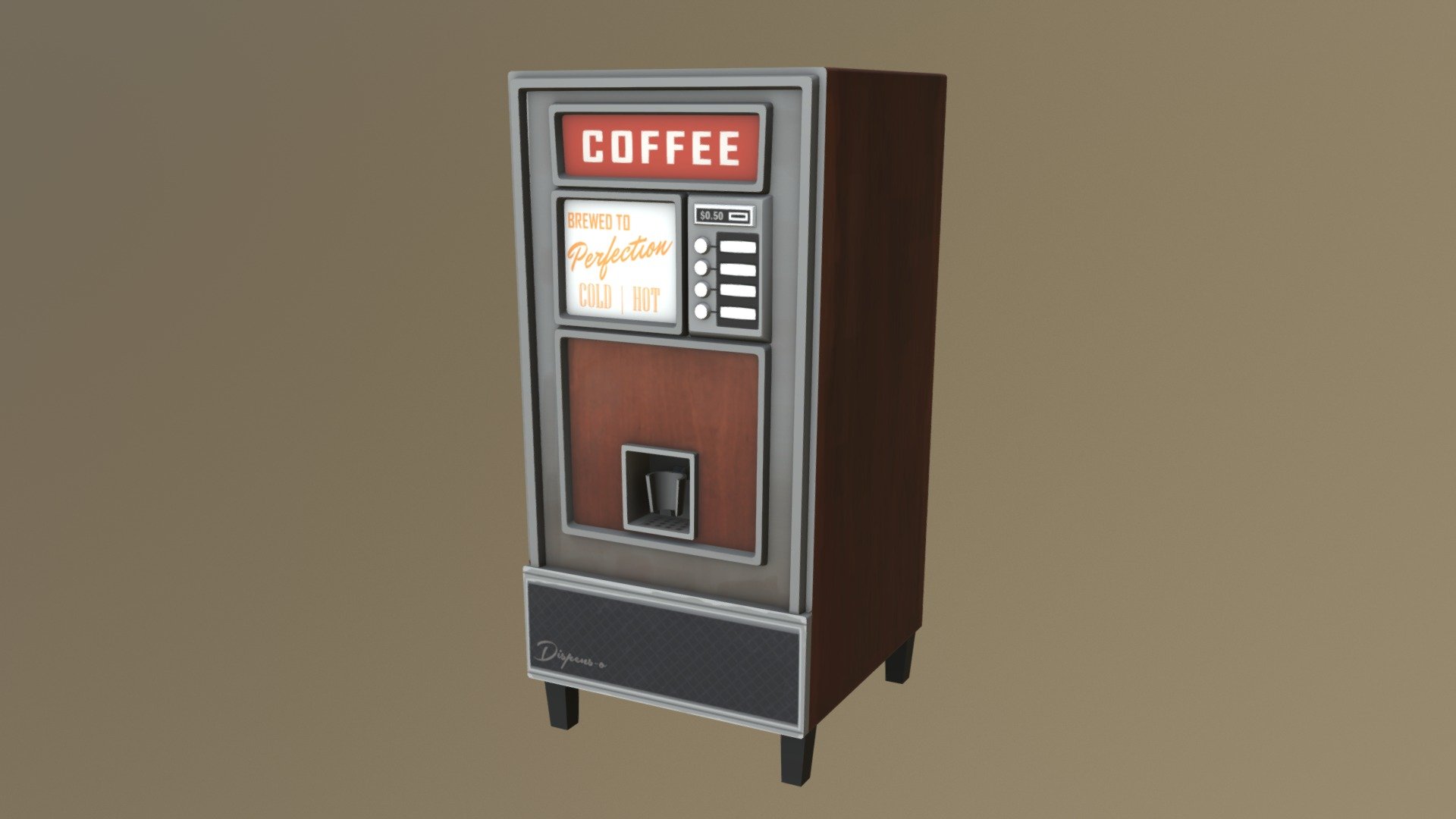 Vintage Coffee Machine - 3D model by boomsta [2c9c05e] - Sketchfab