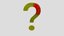BLACK QUESTION MARK ORNAMENT - Download Free 3D model by saurabh ...