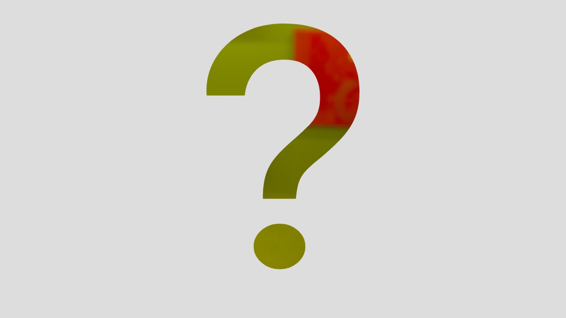 BLACK QUESTION MARK ORNAMENT - Download Free 3D model by saurabh ...