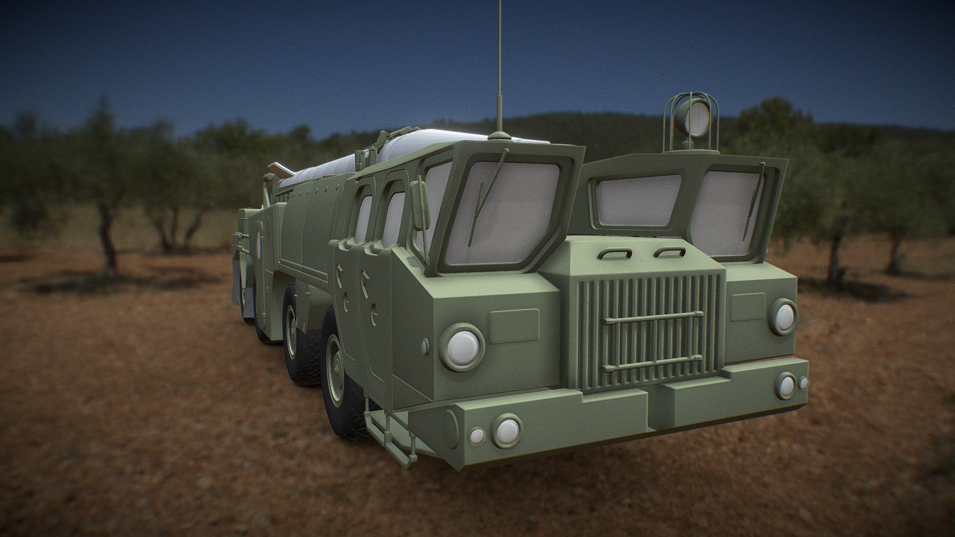 Scud-B - 3D model by oscar7070 [2c9ccea] - Sketchfab