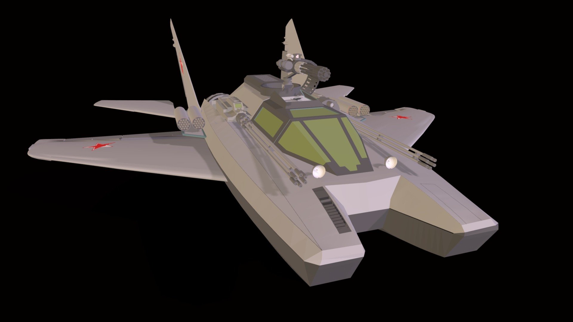 Futuristic Jet - 3D model by steelcyclonestudios [2c9d3b4] - Sketchfab