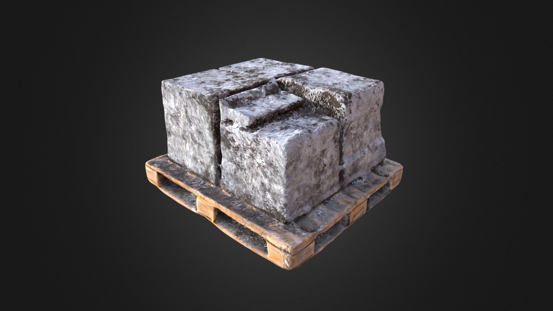 blocks on pallet - Download Free 3D model by vicente betoret ferrero ...