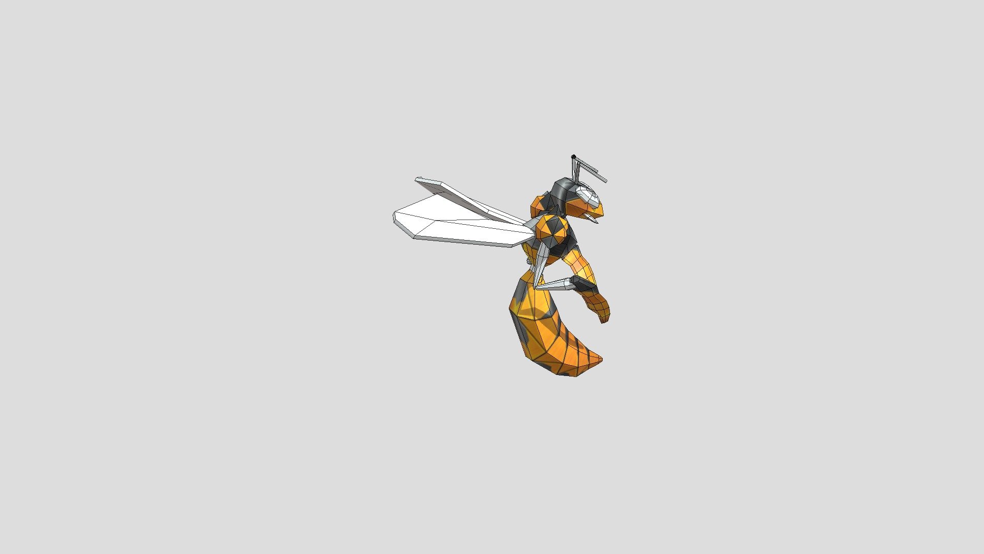 Metal Hive 2- Enemy Wasp - 3D model by Axell (@sblaze35) [2c9fc0b ...