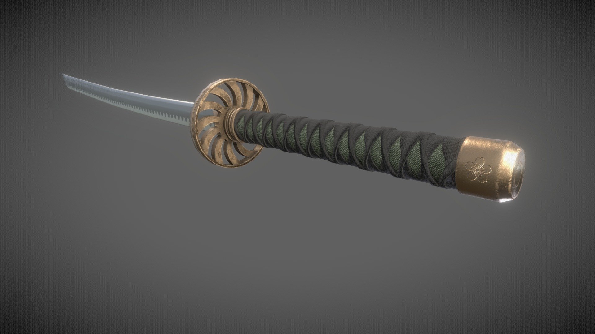 Katana - 3D model by Maxim Kotlyar (@maxsimiotlyar) [2c9fe98] - Sketchfab