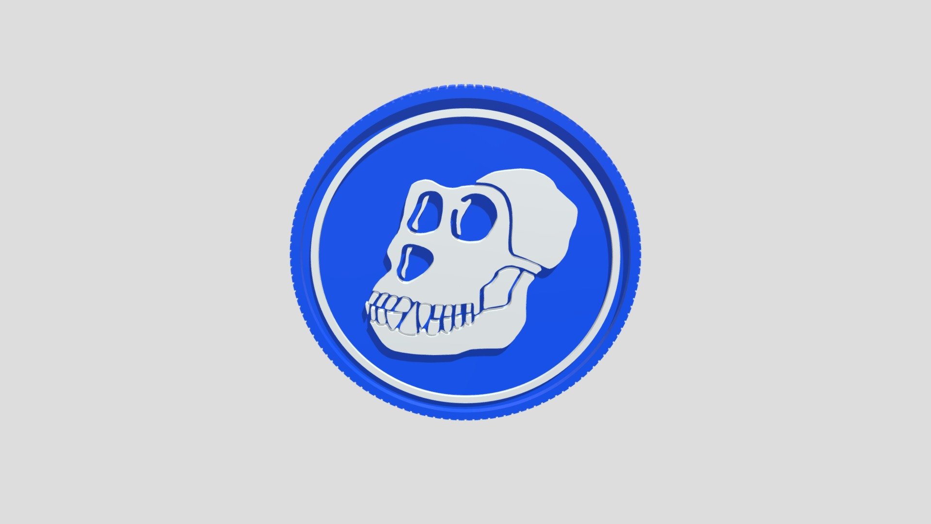 Ape Coin 3D Model - 3D model by 3D Assets Pro (@3dassetspro) [2ca1b84 ...