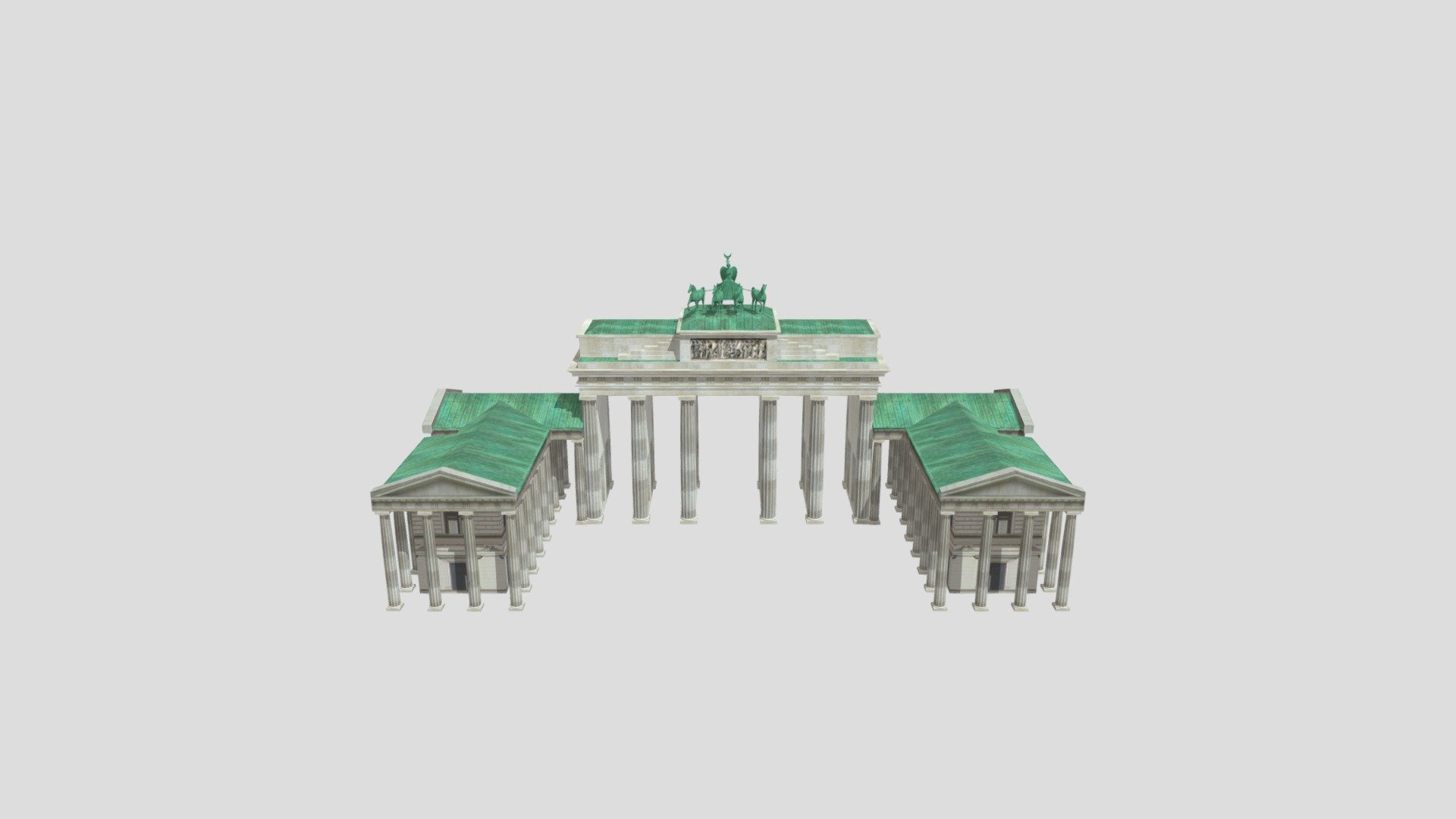 Brandenburg Gate - 3D model by berrak_klc [2ca1ffe] - Sketchfab