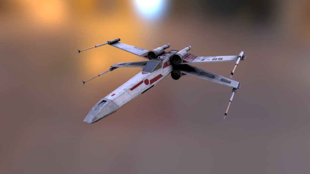 X-wing - 3D model by nepster [2ca596e] - Sketchfab