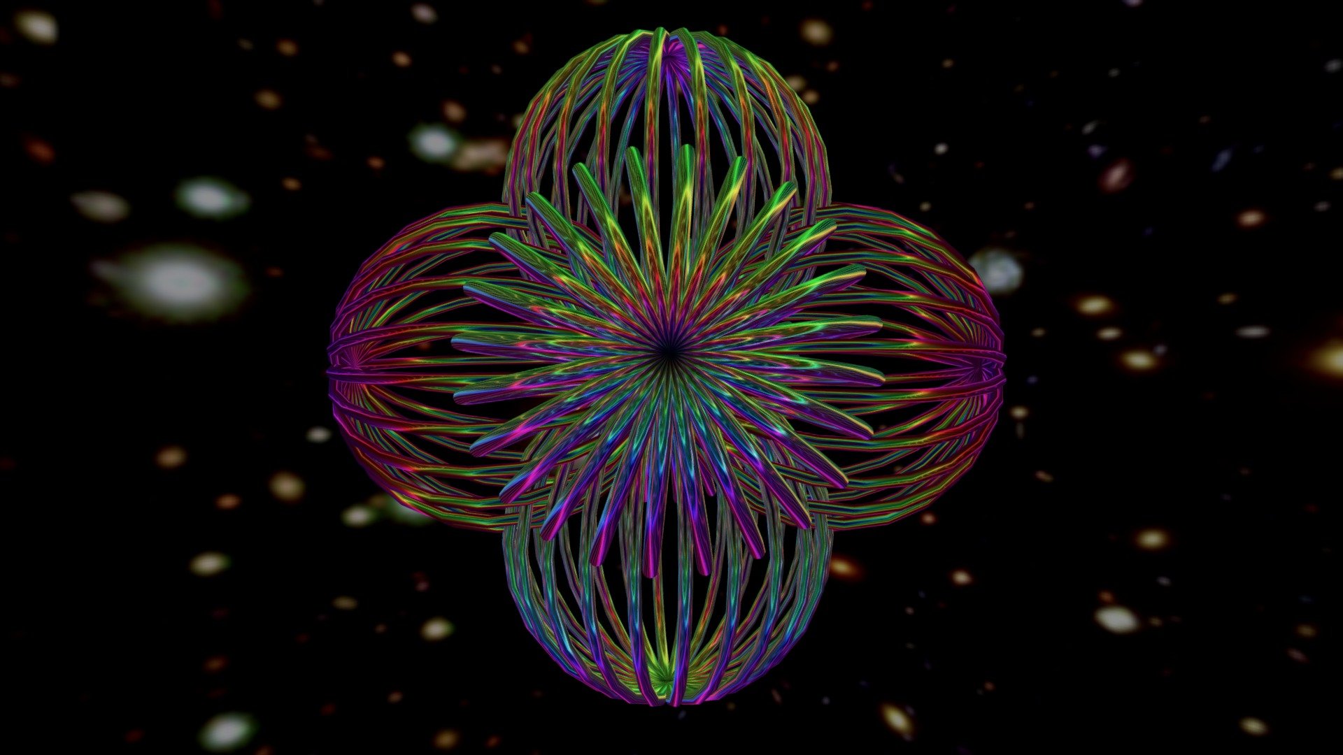 Spheres and stars - Download Free 3D model by Miguelangelo Rosario ...