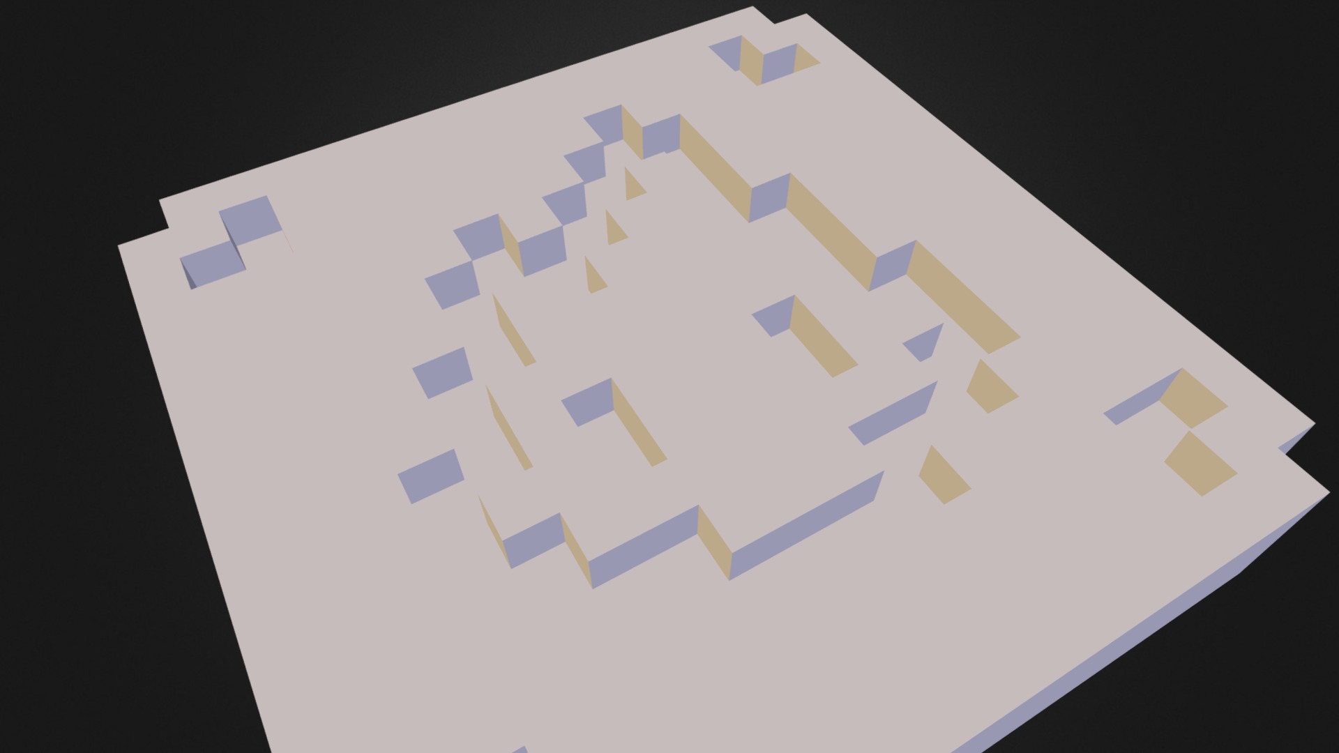 Element-tile-fire OBJ - 3D model by qublar [2ca73b4] - Sketchfab