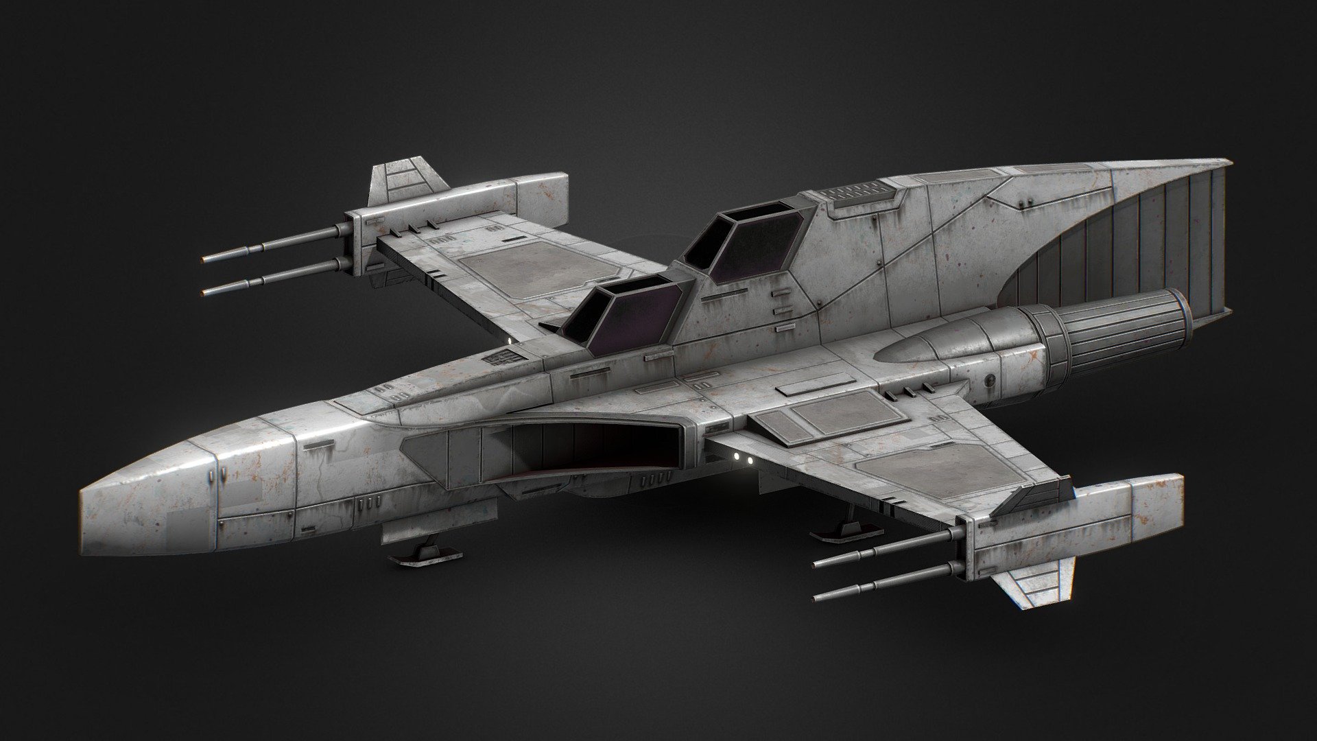 NR J-45 Sabre Starfighter Patreon! - 3D model by Kharak [2ca9b80 ...