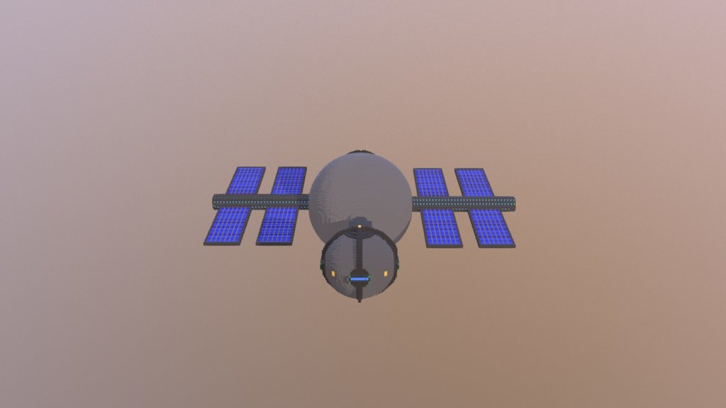 Space Station v1 - 3D model by claim [2cab109] - Sketchfab