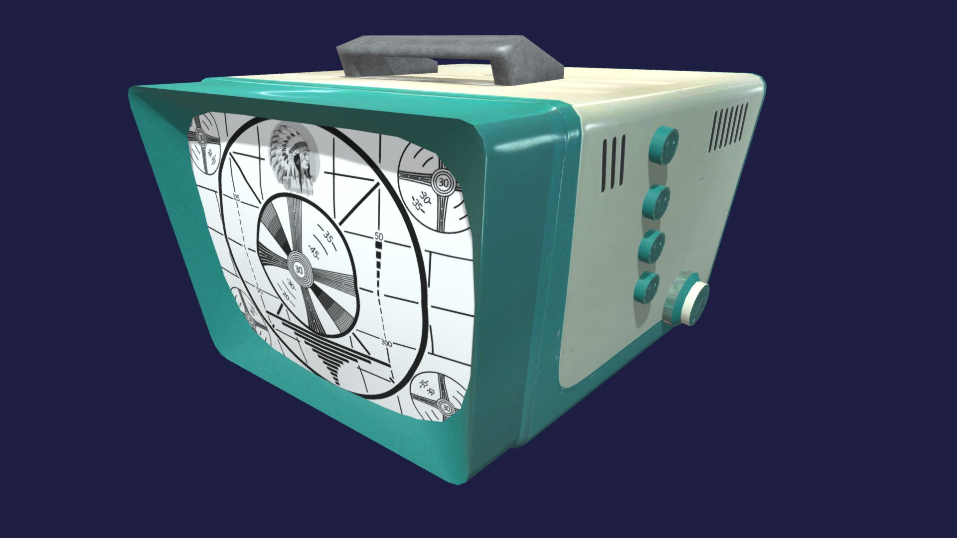 TV, GE Hotpoint - Download Free 3D model by andrewfrueh [2caf6d9 ...