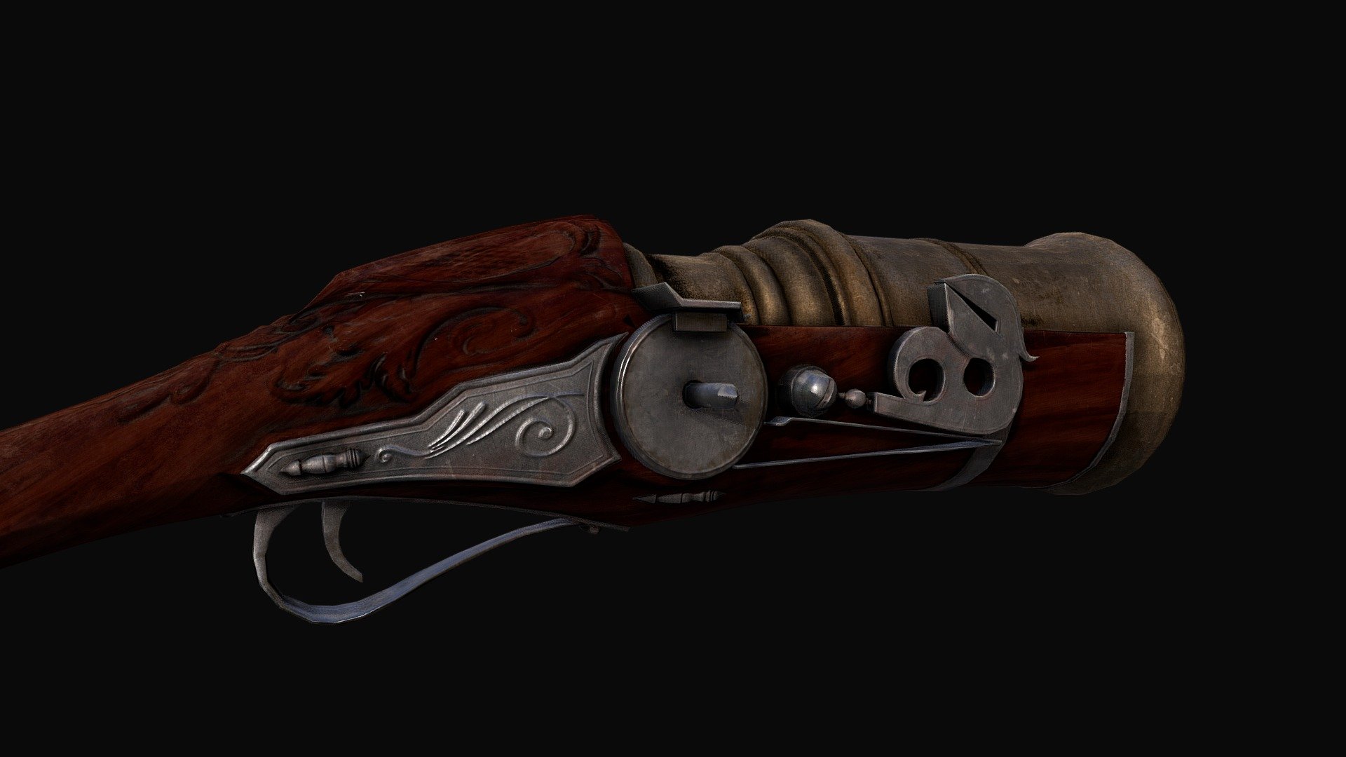 Wheellock Hand Mortar - 3D model by lystacre [2cb144c] - Sketchfab