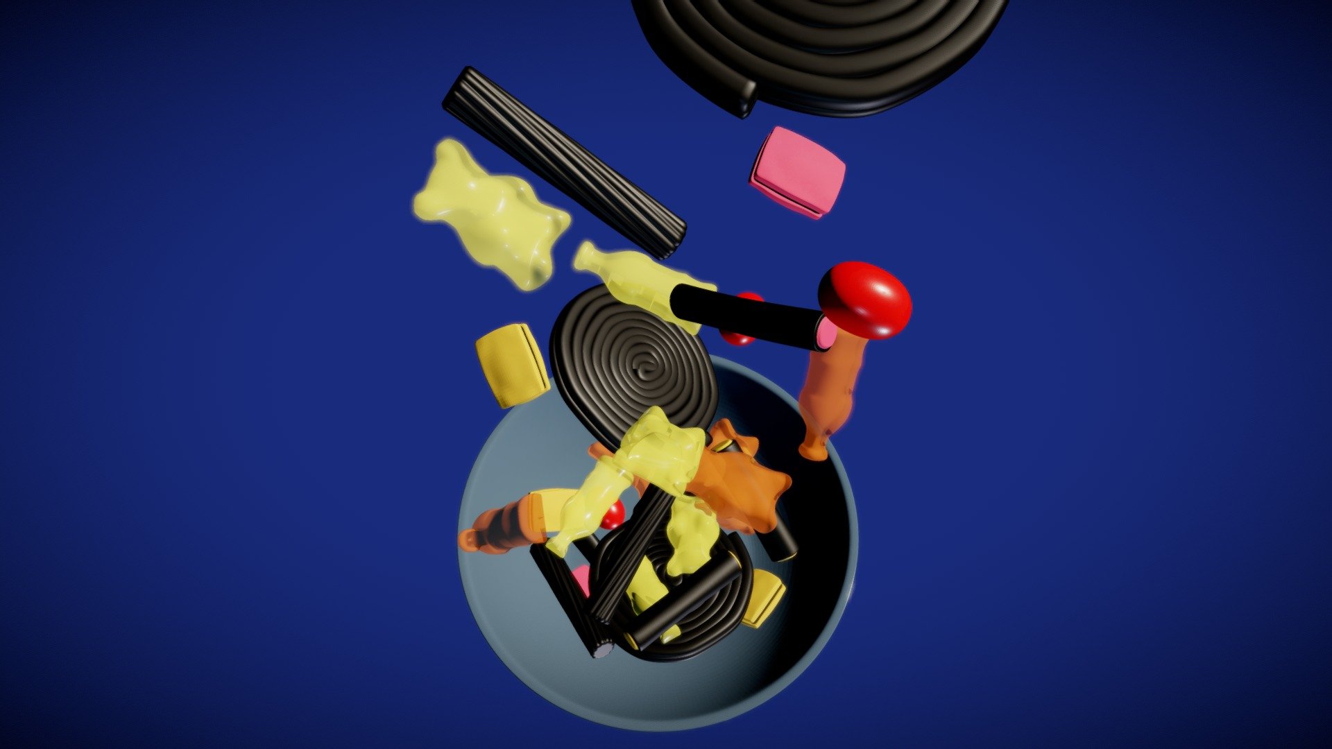 Haribo Polka - Download Free 3D model by GRaphail [2cb4a75] - Sketchfab