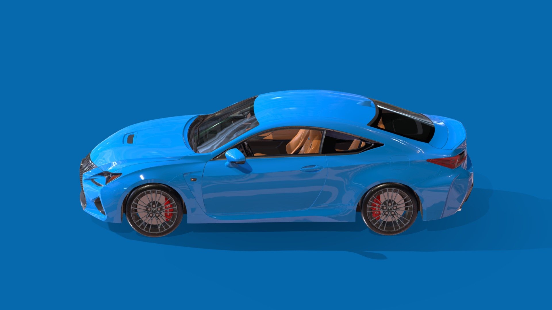 Lexus RC F (USC10) - Download Free 3D model by Mona x Supercars ...