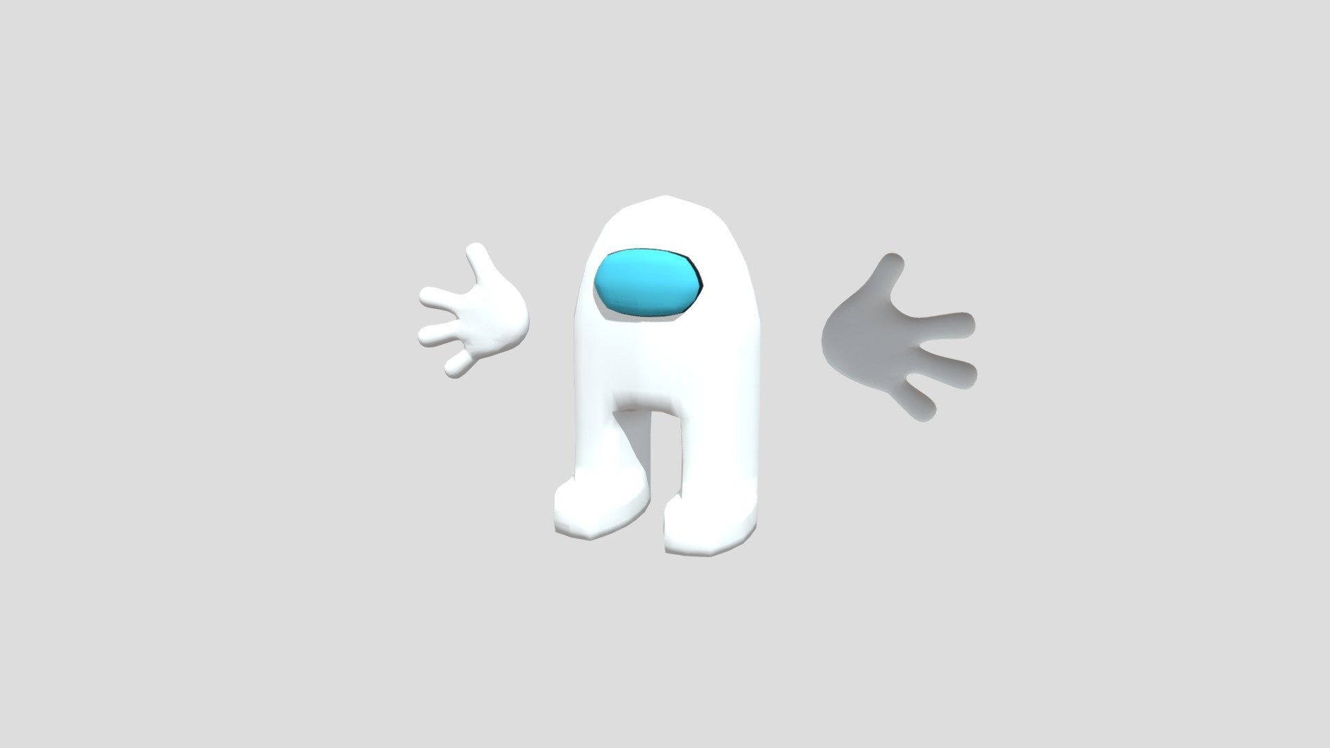 Amogus with hands (Default) - Download Free 3D model by BodeMAN ...