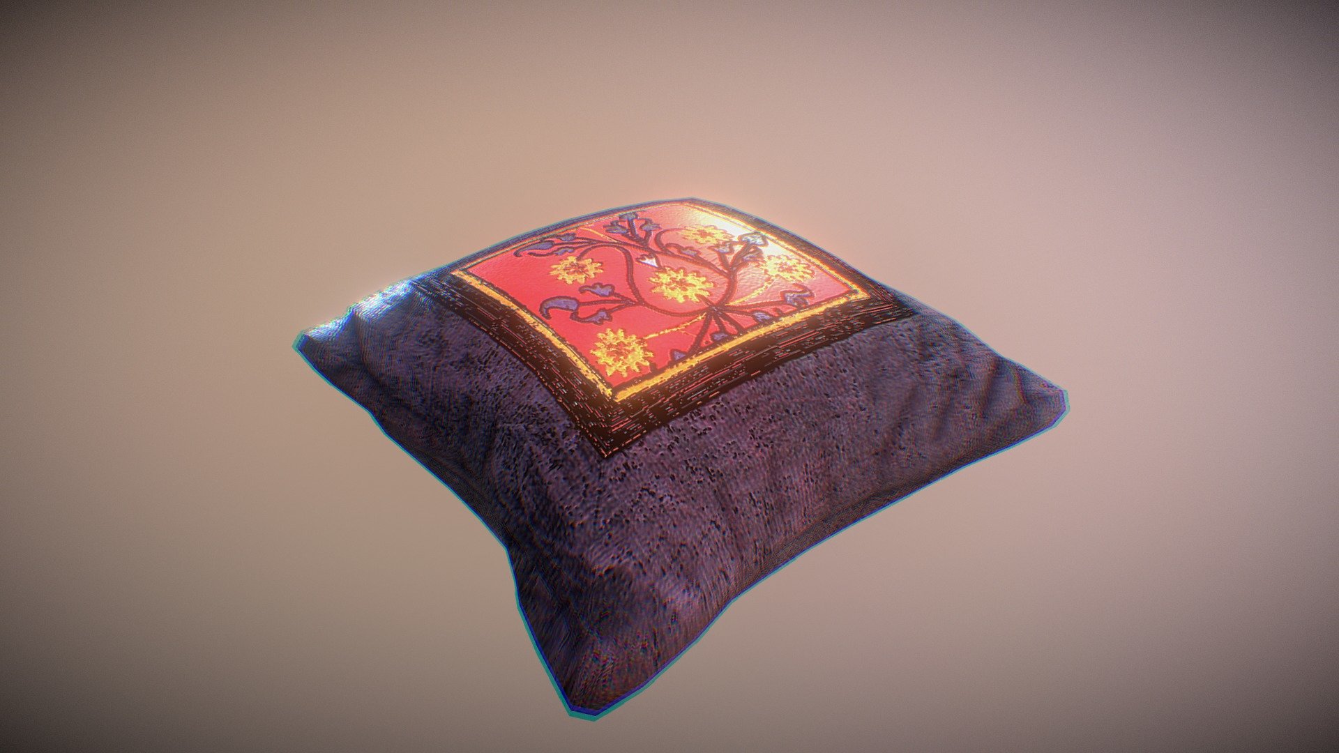 Cushion - 3D model by cosmoporter [2cbb0de] - Sketchfab