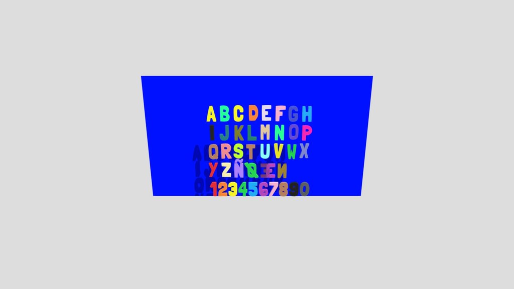 Alphabets - A 3D model collection by Hache (@salhache) - Sketchfab