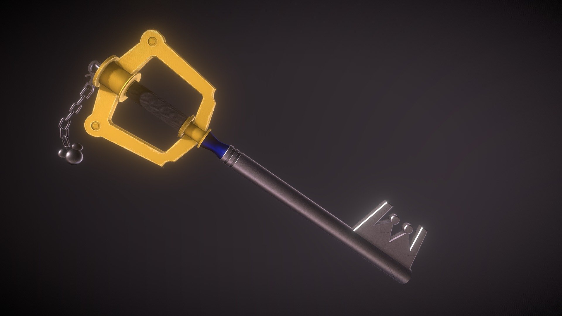 Kingdom Hearts Keyblade - 3D model by LKelda [2cbbc24] - Sketchfab