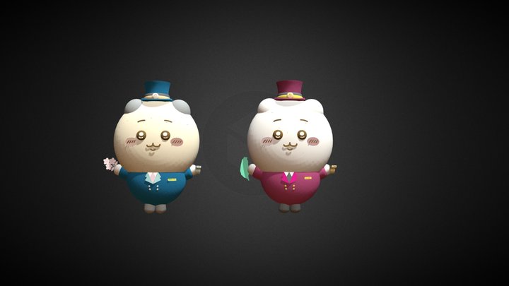 Chiikawa 3D models - Sketchfab